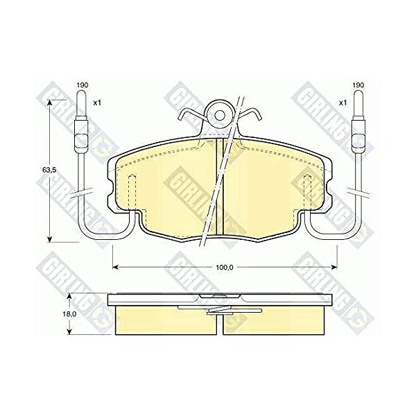 （中古品）GIRLING ブレーキパッドセット 6108071 フロント プジョー：205,309商品写真はサンプル写真となっております。写真の商品が届くわけでは御座いません。用途機能として最低限の付属品はお送りいたしますが取扱説明書、リモ...