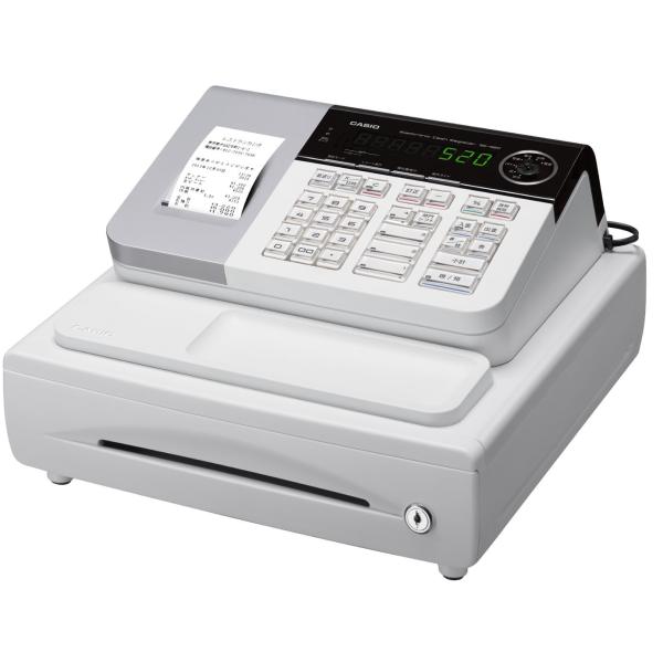 （中古品）カシオ レジスター 8部門 小型ドロア SE-S20WE ホワイト商品写真はサンプル写真となっております。写真の商品が届くわけでは御座いません。用途機能として最低限の付属品はお送りいたしますが取扱説明書、リモコン等含まれていない場...