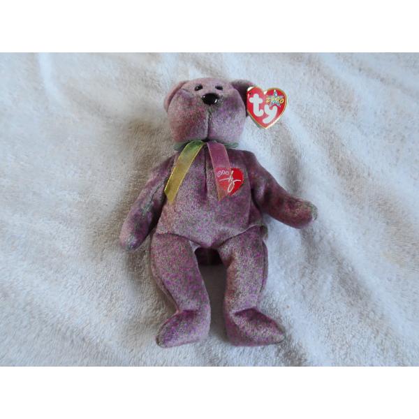 （中古品）TY ビーニーベイビーズ BEANIE BABIES 2000 SIGNATURE BEAR クマ ぬいぐるみ商品写真はサンプル写真となっております。写真の商品が届くわけでは御座いません。用途機能として最低限の付属品はお送りいたし...