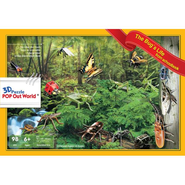 （中古品）POP Out World 動物&amp;昆虫シリーズ 虫の生活商品写真はサンプル写真となっております。写真の商品が届くわけでは御座いません。用途機能として最低限の付属品はお送りいたしますが取扱説明書、リモコン等含まれていない場合...