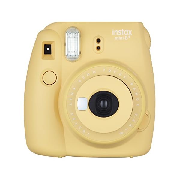 （中古品）FUJIFILM インスタントカメラ チェキ instax mini8プラス 接写レンズ・純正ハンドストラップ付き ハニー INS MINI商品写真はサンプル写真となっております。写真の商品が届くわけでは御座いません。用途機能とし...