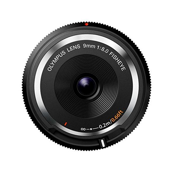 （中古品）OLYMPUS ミラーレス一眼 9mm f8 フィッシュアイ ボディキャップレンズ ブラック BCL-0980 BLK商品写真はサンプル写真となっております。写真の商品が届くわけでは御座いません。用途機能として最低限の付属品はお送...