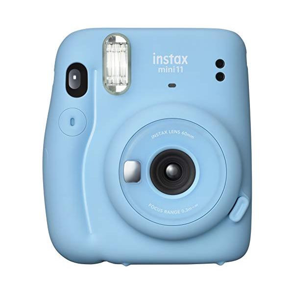 （中古品）富士フイルム(FUJIFILM) インスタントカメラ チェキ instax mini 11 スカイブルー INS MINI 11 BLUE商品写真はサンプル写真となっております。写真の商品が届くわけでは御座いません。用途機能として...