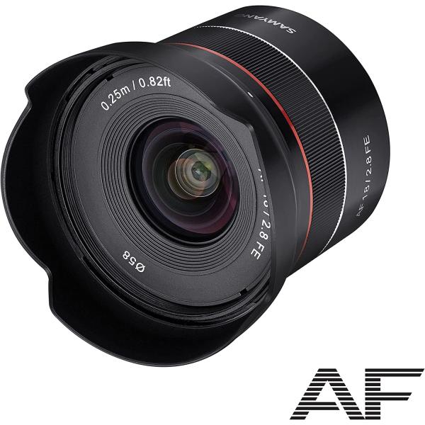 （中古品）SAMYANG 単焦点広角レンズ AF 18mm F2.8 FE ソニーαE用 フルサイズ対応 885984商品写真はサンプル写真となっております。写真の商品が届くわけでは御座いません。用途機能として最低限の付属品はお送りいたしま...