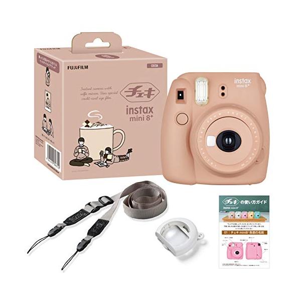 （中古品）富士フイルム(FUJIFILM) インスタントカメラ チェキ instax mini8プラス 接写レンズ・純正ショルダーストラップ付き ココ商品写真はサンプル写真となっております。写真の商品が届くわけでは御座いません。用途機能とし...