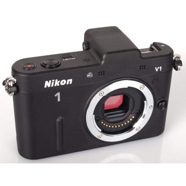 （中古品）Nikon ミラーレス一眼カメラ Nikon 1 (ニコンワン) V1 (ブイワン) ボディ ブラック N1 V1 BK商品写真はサンプル写真となっております。写真の商品が届くわけでは御座いません。用途機能として最低限の付属品はお...
