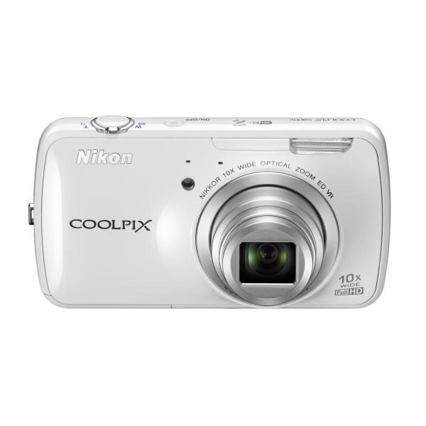 （中古品）Nikon デジタルカメラ COOLPIX S800c Android搭載 光学10倍ズーム ホワイト S800CWH商品写真はサンプル写真となっております。写真の商品が届くわけでは御座いません。用途機能として最低限の付属品はお送...