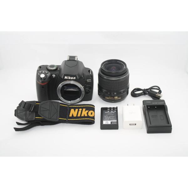 （中古品）Nikon デジタル一眼レフカメラ D40 レンズキット ブラック D40BLK商品写真はサンプル写真となっております。写真の商品が届くわけでは御座いません。用途機能として最低限の付属品はお送りいたしますが取扱説明書、リモコン等含...