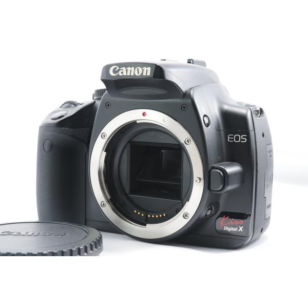 （中古品）Canon デジタル一眼レフカメラ EOS Kiss デジタル X ボディ本体 ブラック KISSDXB-BODY商品写真はサンプル写真となっております。写真の商品が届くわけでは御座いません。用途機能として最低限の付属品はお送りい...