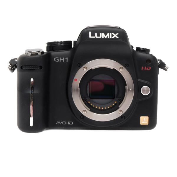 （中古品）パナソニック デジタル一眼カメラ GH1 ボディ コンフォートブラック DMC-GH1-K商品写真はサンプル写真となっております。写真の商品が届くわけでは御座いません。用途機能として最低限の付属品はお送りいたしますが取扱説明書、リ...