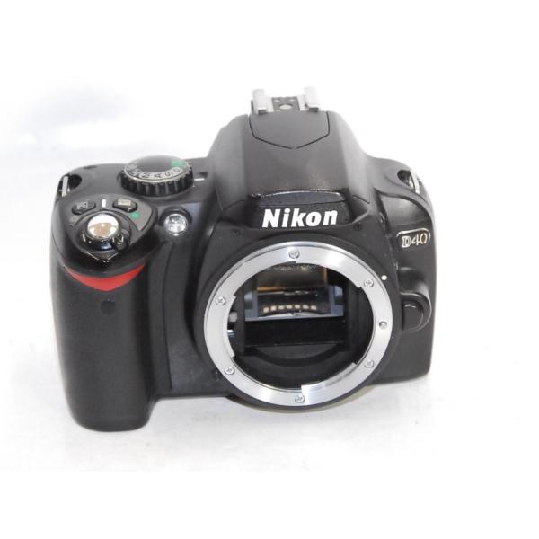 （中古品）Nikon デジタル一眼レフカメラ D40 ブラック ボディ D40B商品写真はサンプル写真となっております。写真の商品が届くわけでは御座いません。用途機能として最低限の付属品はお送りいたしますが取扱説明書、リモコン等含まれていな...