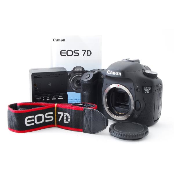 （中古品）Canon デジタル一眼レフカメラ EOS 7D ボディ EOS7D商品写真はサンプル写真となっております。写真の商品が届くわけでは御座いません。用途機能として最低限の付属品はお送りいたしますが取扱説明書、リモコン等含まれていない...