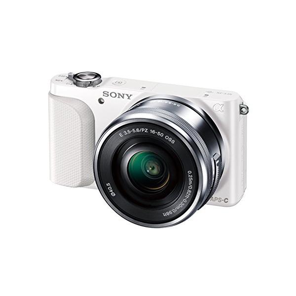 （中古品）SONY ミラーレス一眼 NEX-3N パワーズームレンズキット E PZ 16-50mm F3.5-5.6 OSS付属 ホワイト NEX-商品写真はサンプル写真となっております。写真の商品が届くわけでは御座いません。※通常の中古...