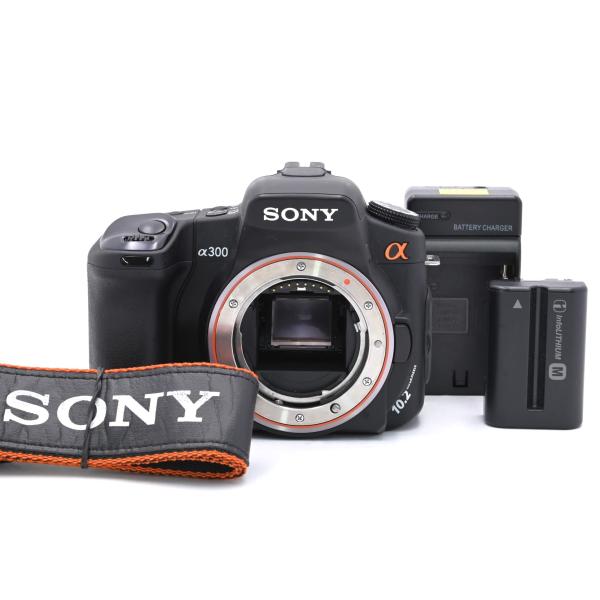（中古品）SONY デジタル一眼レフカメラ α300ボディ ブラック DSLRA300商品写真はサンプル写真となっております。写真の商品が届くわけでは御座いません。用途機能として最低限の付属品はお送りいたしますが取扱説明書、リモコン等含まれ...