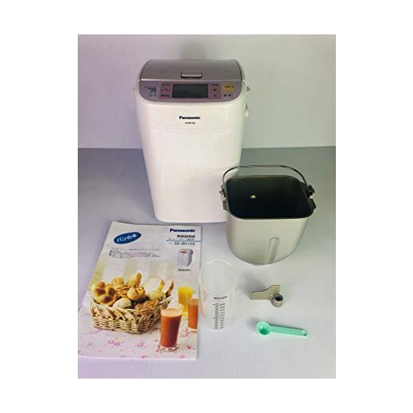 （中古品）パナソニック ホームベーカリー ピンク SD-BH103-P商品写真はサンプル写真となっております。写真の商品が届くわけでは御座いません。用途機能として最低限の付属品はお送りいたしますが取扱説明書、リモコン等含まれていない場合もご...