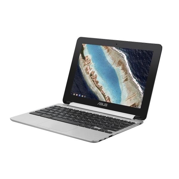 （中古品）ASUS Chromebook Flip C101PA シルバー 10.1型ノートPC OP1 Hexa-core/4GB/eMMC16GB商品写真はサンプル写真となっております。写真の商品が届くわけでは御座いません。用途機能とし...