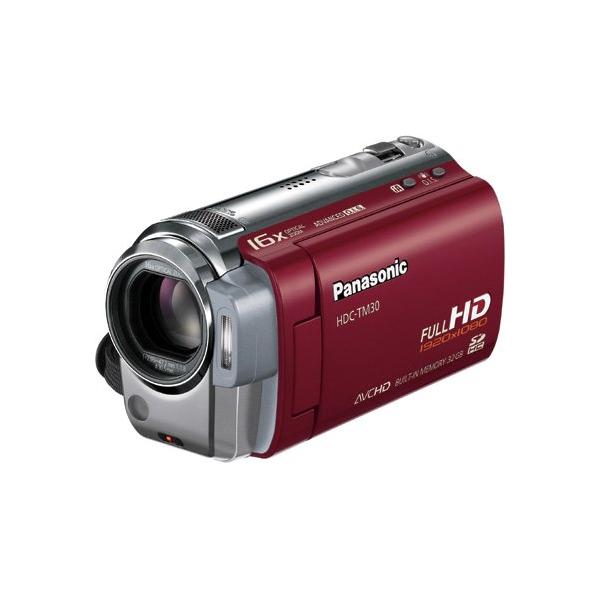 （中古品）パナソニック デジタルハイビジョンビデオカメラ クランベリーレッド HDC-TM30-R商品写真はサンプル写真となっております。写真の商品が届くわけでは御座いません。用途機能として最低限の付属品はお送りいたしますが取扱説明書、リモ...