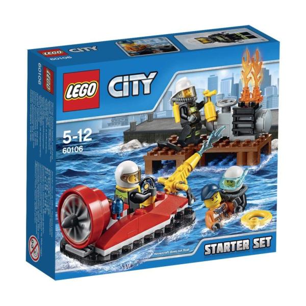 （中古品）LEGO CITY Fire Starter Set 60106商品写真はサンプル写真となっております。写真の商品が届くわけでは御座いません。用途機能として最低限の付属品はお送りいたしますが取扱説明書、リモコン等含まれていない場合...