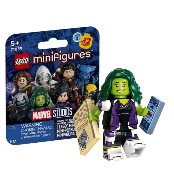 （中古品）レゴ(LEGO) ミニフィギュア マーベルシリーズ2 シー・ハルク | She-Hulk 71039-5商品写真はサンプル写真となっております。写真の商品が届くわけでは御座いません。※通常の中古品のほか、メーカーにて動作点検・調整...