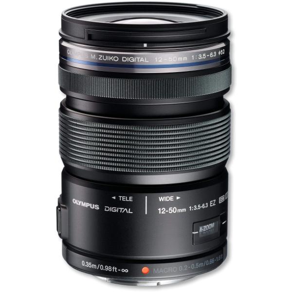 （中古品）OLYMPUS ED12-50mmF3.5-6.3 EZ BLK 標準ズームレンズ 防塵防滴 ブラック商品写真はサンプル写真となっております。写真の商品が届くわけでは御座いません。用途機能として最低限の付属品はお送りいたしますが取...