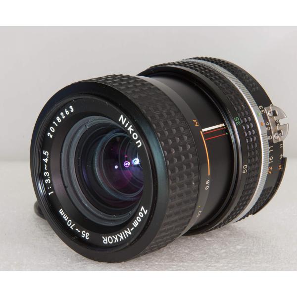 （中古品）Nikon MFレンズ Ai 35-70mm F3.3-4.5s商品写真はサンプル写真となっております。写真の商品が届くわけでは御座いません。用途機能として最低限の付属品はお送りいたしますが取扱説明書、リモコン等含まれていない場合...