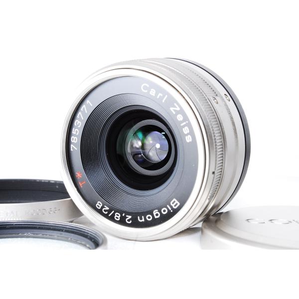 （中古品）CONTAX コンタックス Carl Zeiss Biogon 28mm F2.8 T* G用商品写真はサンプル写真となっております。写真の商品が届くわけでは御座いません。※通常の中古品のほか、メーカーにて動作点検・調整された「リ...