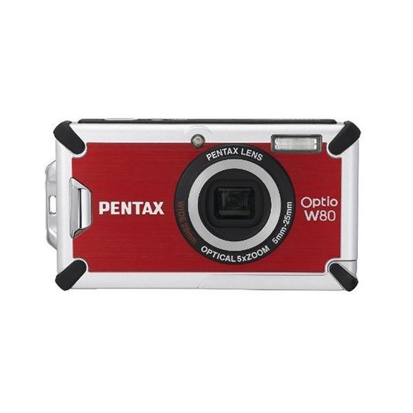 （中古品）PENTAX 防水デジタルカメラ OPTIO (オプティオ) W80 カーディナルレッド 1200万画素 光学5倍ズーム OPTIOW80C商品写真はサンプル写真となっております。写真の商品が届くわけでは御座いません。用途機能とし...