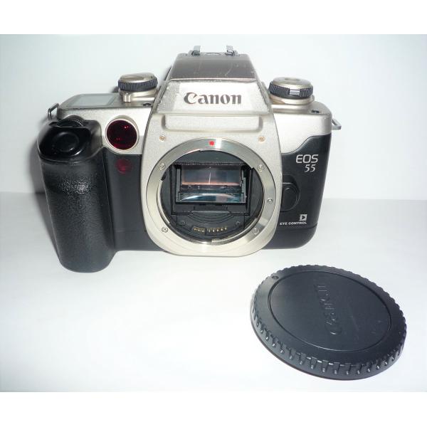 （中古品）Canon EOS 55 シルバー商品写真はサンプル写真となっております。写真の商品が届くわけでは御座いません。※通常の中古品のほか、メーカーにて動作点検・調整された「整備済み品」でお届けする場合がございます。用途機能として最低限...