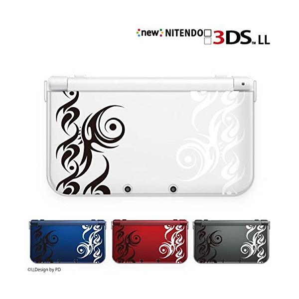 （中古品）new Nintendo 3DS LL 対応 カバー ケース ハード トライバル2 ホワイト ブラック クリア商品写真はサンプル写真となっております。写真の商品が届くわけでは御座いません。用途機能として最低限の付属品はお送りいたし...