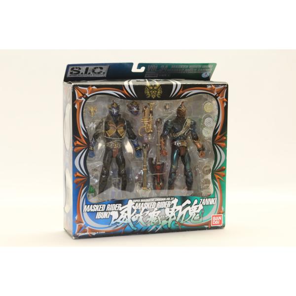 （中古品）TAMASHII NATIONS S.I.C.VOL.34 仮面ライダーイブキ&amp;ザンキ商品写真はサンプル写真となっております。写真の商品が届くわけでは御座いません。用途機能として最低限の付属品はお送りいたしますが取扱説明書...