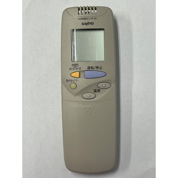 （中古品）三洋電機 エアコンリモコン RCS-EB3商品写真はサンプル写真となっております。写真の商品が届くわけでは御座いません。用途機能として最低限の付属品はお送りいたしますが取扱説明書、リモコン等含まれていない場合もございます。＊写真に...
