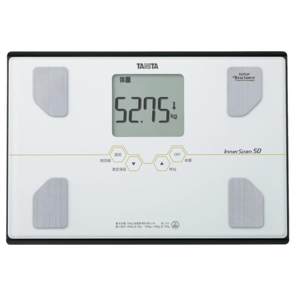 （中古品）タニタ 体重・体組成計 インナースキャン50 パールホワイト BC-313-WH商品写真はサンプル写真となっております。写真の商品が届くわけでは御座いません。用途機能として最低限の付属品はお送りいたしますが取扱説明書、リモコン等含...