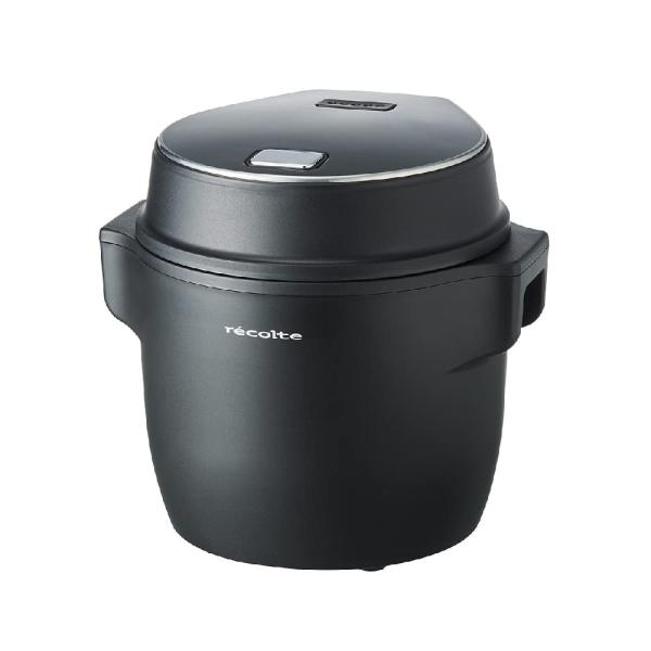 （中古品）レコルト コンパクト ライスクッカー RCR-1 Compact Rice Cooker ブラック商品写真はサンプル写真となっております。写真の商品が届くわけでは御座いません。用途機能として最低限の付属品はお送りいたしますが取扱説...