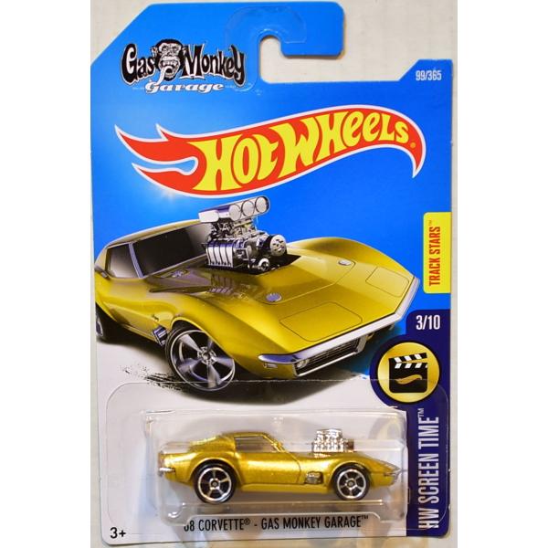 （中古品）Hot Wheels Gas Monkey Garage '68 Corvette Hw Screen Time Series GMG商品写真はサンプル写真となっております。写真の商品が届くわけでは御座いません。用途機能として最低...