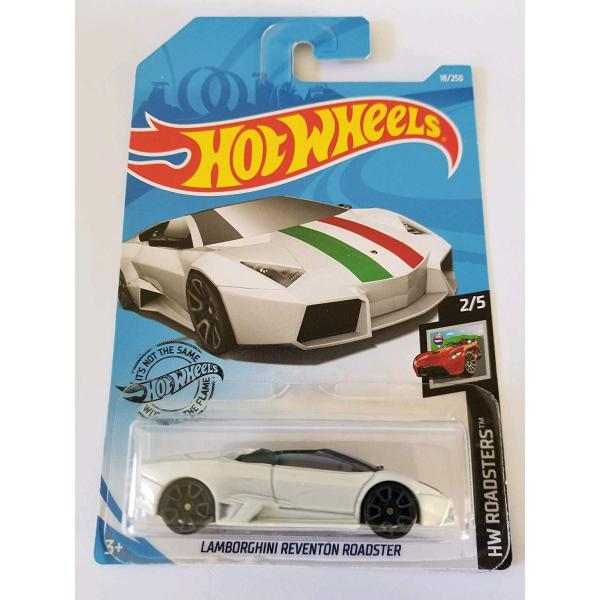 （中古品）Hot Wheels 2019 Hw Roadsters Reventon Roadster, 18/250 White商品写真はサンプル写真となっております。写真の商品が届くわけでは御座いません。用途機能として最低限の付属品はお...