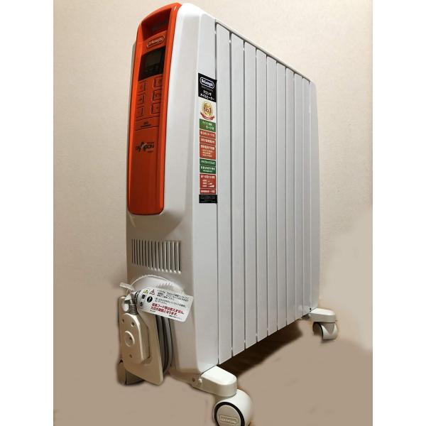 （中古品）デロンギDelonghi オイルヒーター（デロンギヒーター）ドラゴンデジタルスマート 1500W QSD0915-OR ホワイト+オレンジ 商品写真はサンプル写真となっております。写真の商品が届くわけでは御座いません。用途機能とし...