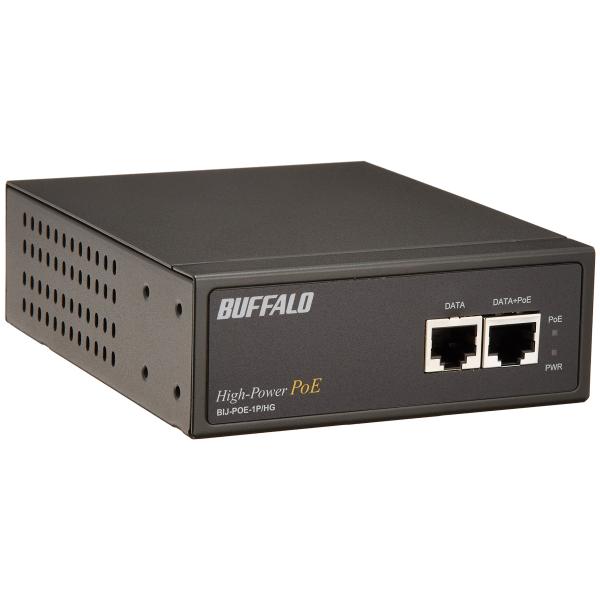 （中古品）BUFFALO ハイパワー PoEインジェクター 1CHモデル BIJ-POE-1P/HG商品写真はサンプル写真となっております。写真の商品が届くわけでは御座いません。※通常の中古品のほか、メーカーにて動作点検・調整された「整備済...