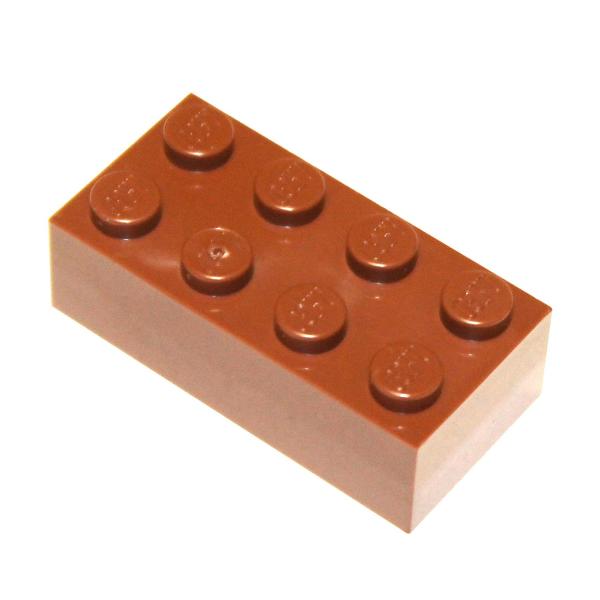 （中古品）(レゴ) LEGO パーツとピース2×4ブリック de. 10 Pieces 3001-Reddish Brown-10商品写真はサンプル写真となっております。写真の商品が届くわけでは御座いません。用途機能として最低限の付属品はお...