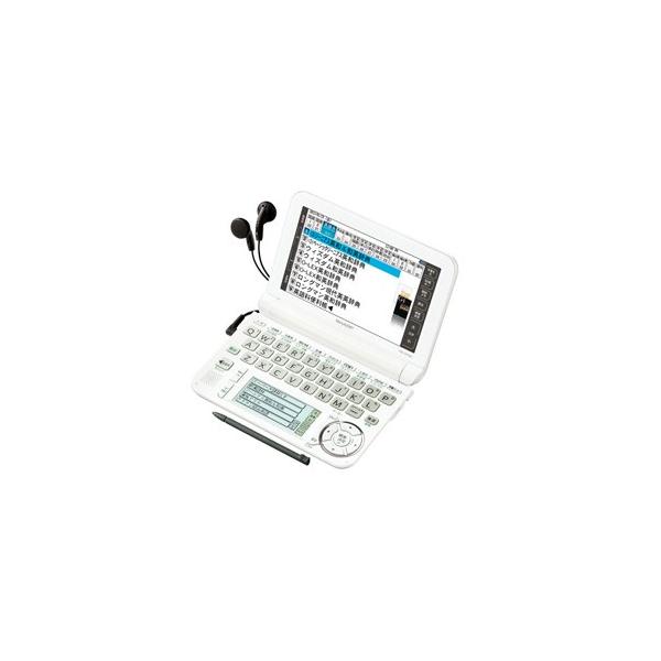 （中古品）シャープ カラー電子辞書Brain 高校生モデル ホワイト系 PW-G5300-W商品写真はサンプル写真となっております。写真の商品が届くわけでは御座いません。用途機能として最低限の付属品はお送りいたしますが取扱説明書、リモコン等...