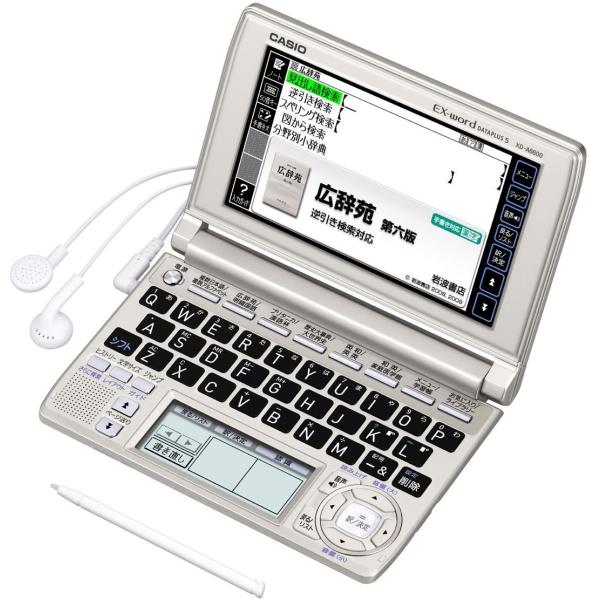 （中古品）CASIO Ex-word 電子辞書 XD-A6600GD 多辞書教養モデル ツインタッチパネル 音声対応 110コンテンツ Blanvie商品写真はサンプル写真となっております。写真の商品が届くわけでは御座いません。用途機能とし...
