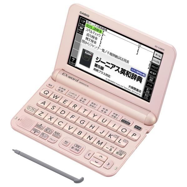（中古品）カシオ 電子辞書 エクスワード 高校生モデル XD-G4800PK ライトピンク コンテンツ150商品写真はサンプル写真となっております。写真の商品が届くわけでは御座いません。用途機能として最低限の付属品はお送りいたしますが取扱説...