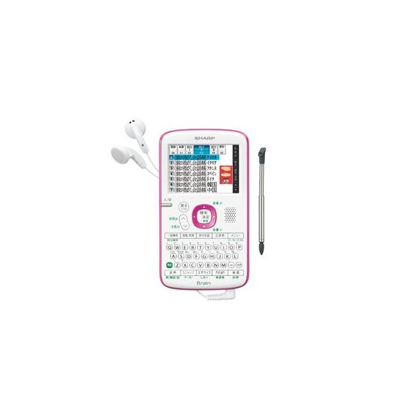 （中古品）SHARP コンパクトカラー電子辞書Brain 旅行モデル ピンク系 PW-AC11-P商品写真はサンプル写真となっております。写真の商品が届くわけでは御座いません。用途機能として最低限の付属品はお送りいたしますが取扱説明書、リモ...