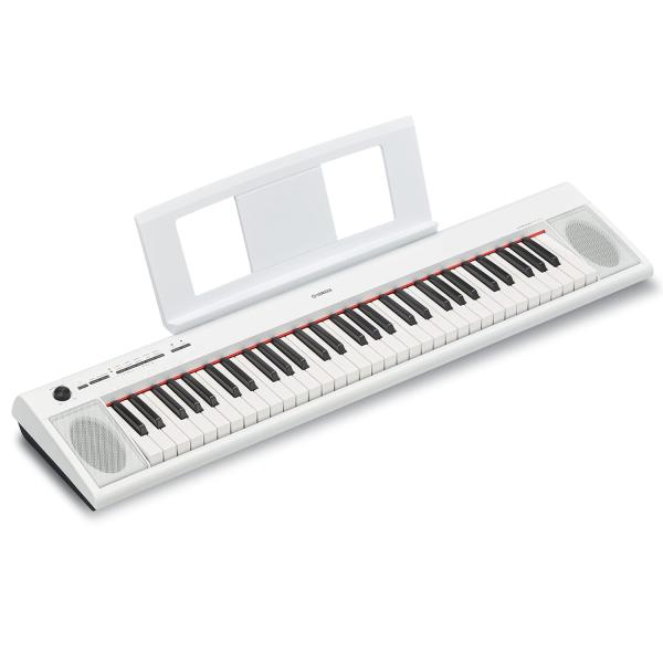 （中古品）ヤマハ YAMAHA 電子キーボード piaggero ホワイト NP-12WH商品写真はサンプル写真となっております。写真の商品が届くわけでは御座いません。※通常の中古品のほか、メーカーにて動作点検・調整された「整備済み品」でお...