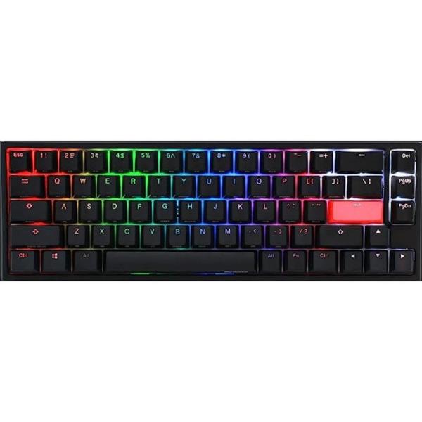（中古品）DUCKY ゲーミングキーボード One 2 SF RGB 65% 赤軸(英語配列) dk-one2-rgb-sf-red ［USB /有線商品写真はサンプル写真となっております。写真の商品が届くわけでは御座いません。用途機能とし...