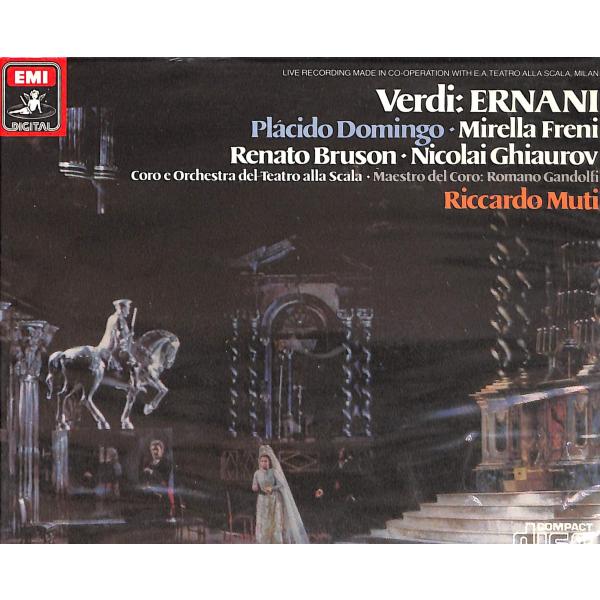 （中古品）Ernani: Muti / Teatro Alla Scala Domingo Freni Bruson Ghiaurov商品写真はサンプル写真となっております。写真の商品が届くわけでは御座いません。用途機能として最低限の付属品...