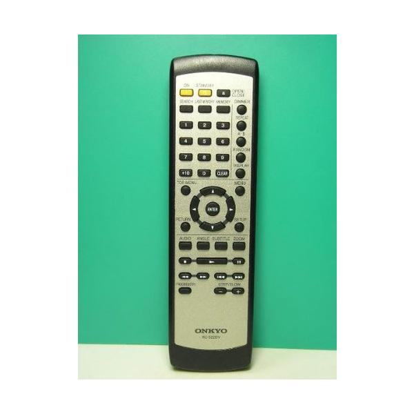 （中古品）ONKYO オンキョー DVDリモコン RC-522DV商品写真はサンプル写真となっております。写真の商品が届くわけでは御座いません。用途機能として最低限の付属品はお送りいたしますが取扱説明書、リモコン等含まれていない場合もござい...