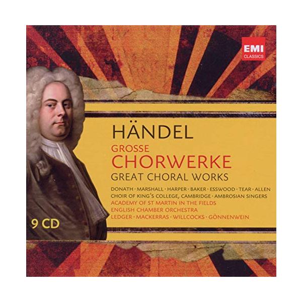 （中古品）Handel: Great Choral Works商品写真はサンプル写真となっております。写真の商品が届くわけでは御座いません。用途機能として最低限の付属品はお送りいたしますが取扱説明書、リモコン等含まれていない場合もございます...