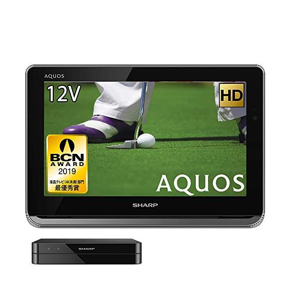 （中古品）シャープ 12V型 液晶 テレビ AQUOS 2T-C12AP-B ハイビジョン 防水&amp;ワイヤレス設計 ブラック 2018年モデル商品写真はサンプル写真となっております。写真の商品が届くわけでは御座いません。用途機能として...