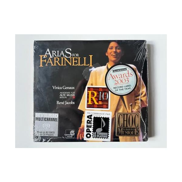 （中古品）ファリネッリのためのアリア集 Import (ARIAS FOR FARINELLI (HYBRID) (HYBR)|ARIAS FOR F商品写真はサンプル写真となっております。写真の商品が届くわけでは御座いません。用途機能とし...