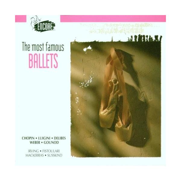 （中古品）Most Famous Ballets商品写真はサンプル写真となっております。写真の商品が届くわけでは御座いません。用途機能として最低限の付属品はお送りいたしますが取扱説明書、リモコン等含まれていない場合もございます。＊写真に対し...